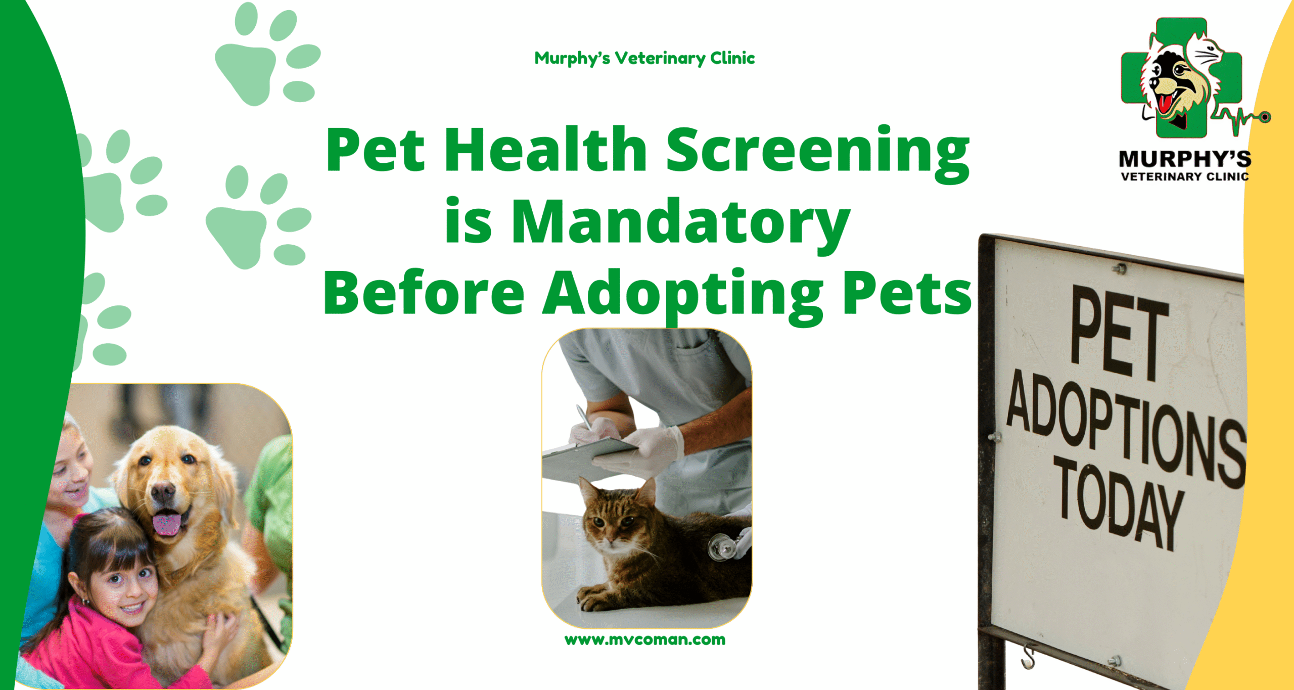 Pet Health Screening is Mandatory Before Adopting Pets - MURPHYS ...